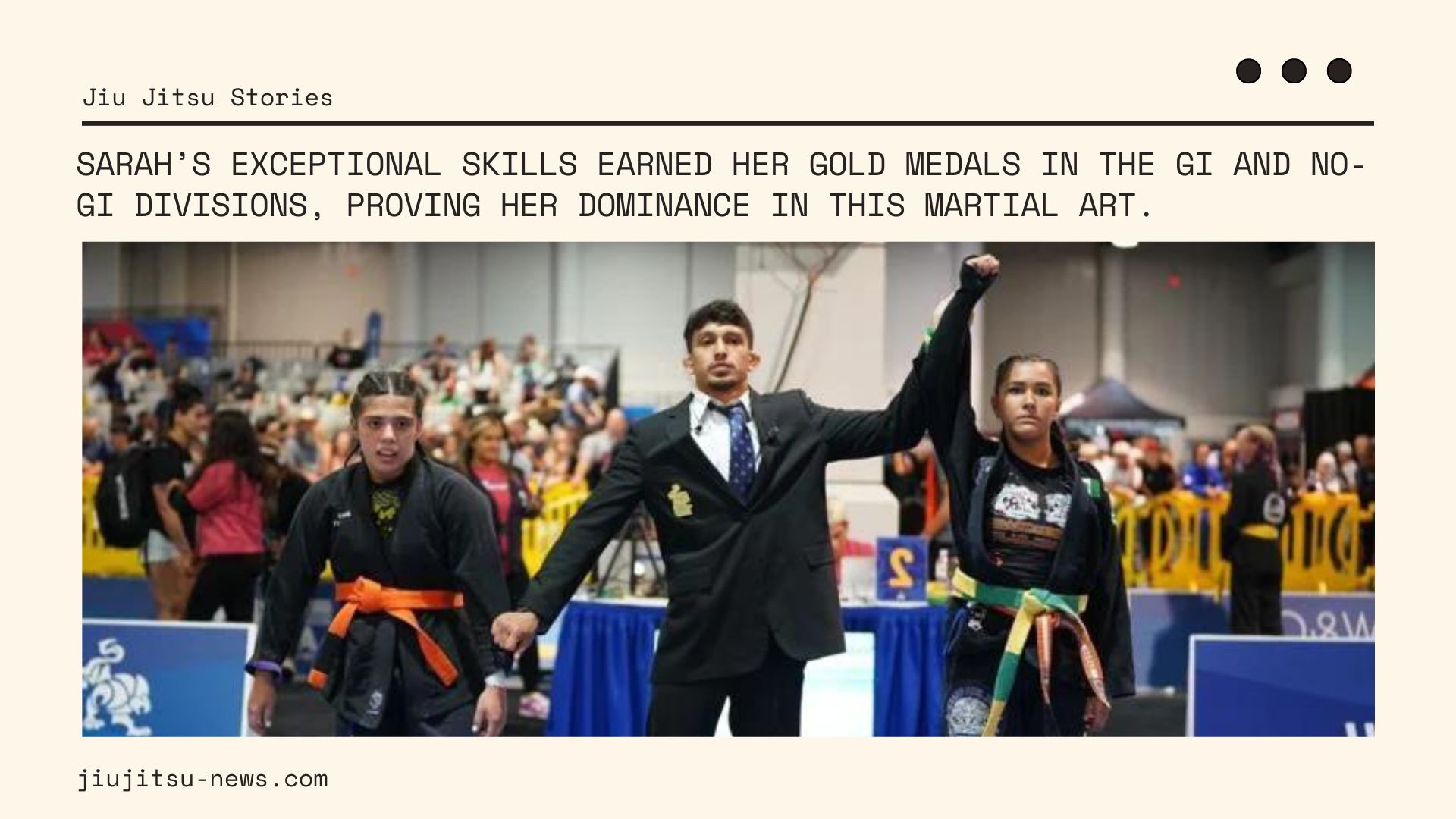 Sarah Souza: From Adversity to Double Gold at National Jiu-Jitsu ...