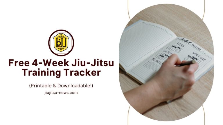 Free 4-Week Jiu-Jitsu Training Tracker (Printable & Downloadable ...