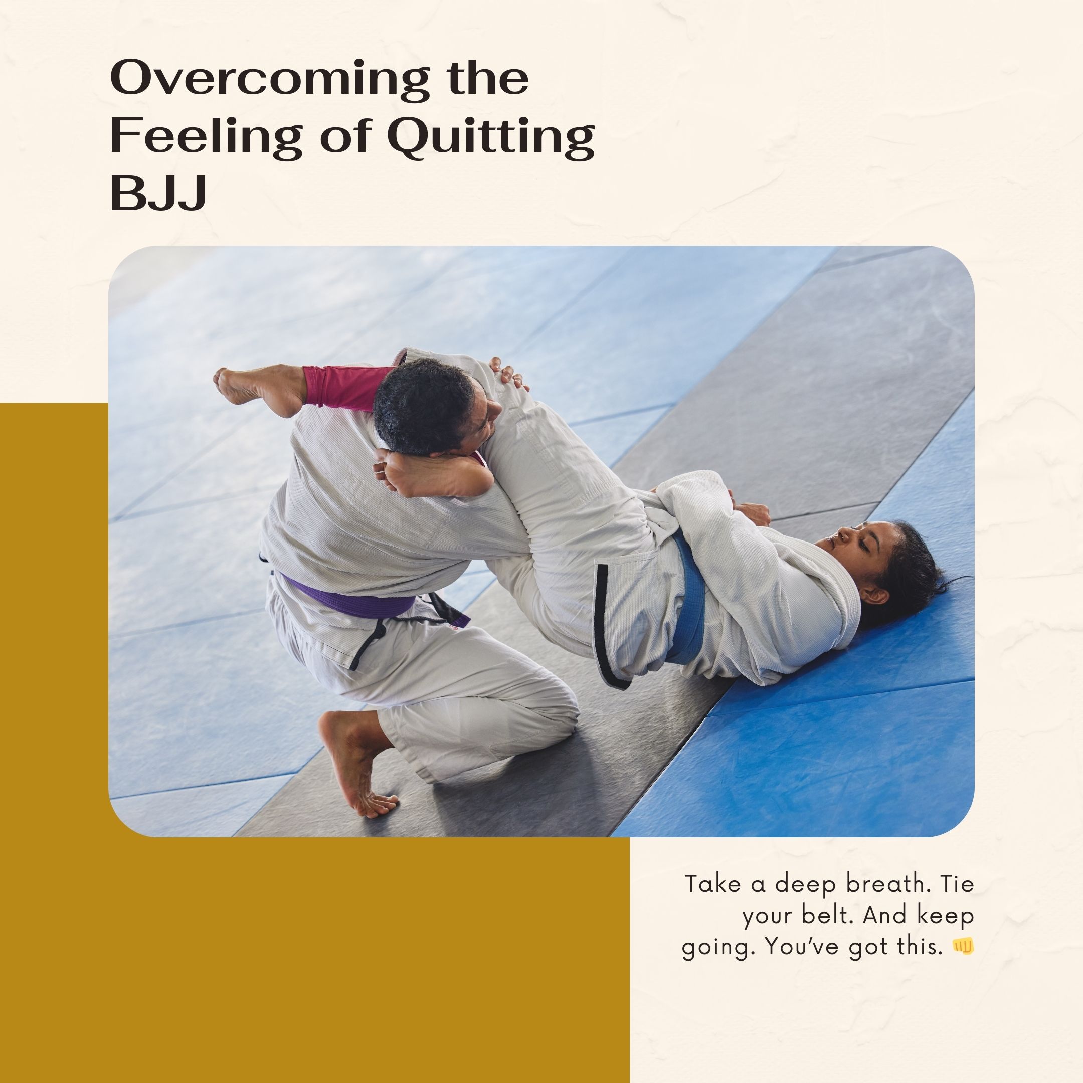 Overcoming the Feeling of Quitting BJJ (3 Simple Fixes!) - JiuJitsu News